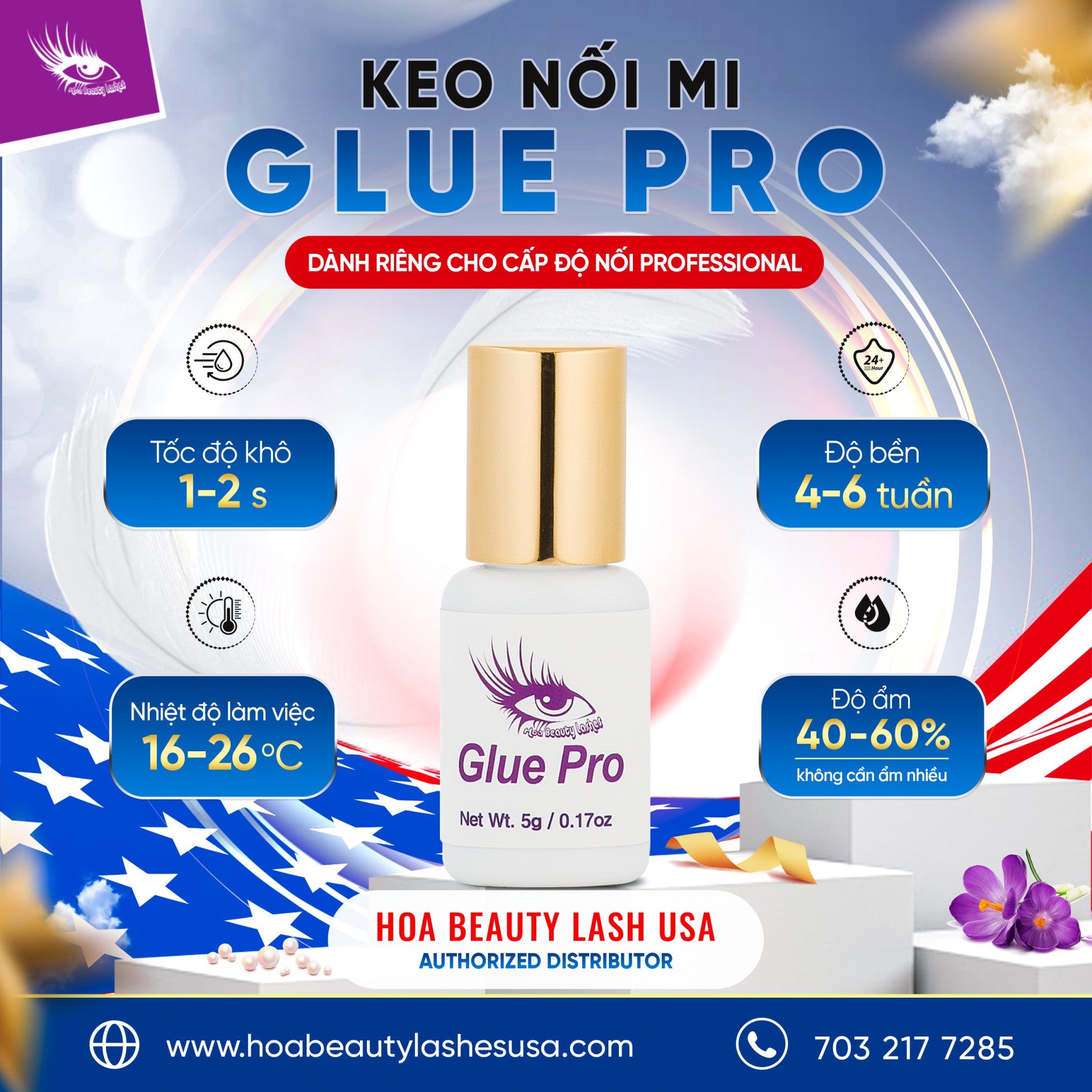 Glue Pro – Hoa Beauty Lashes USA